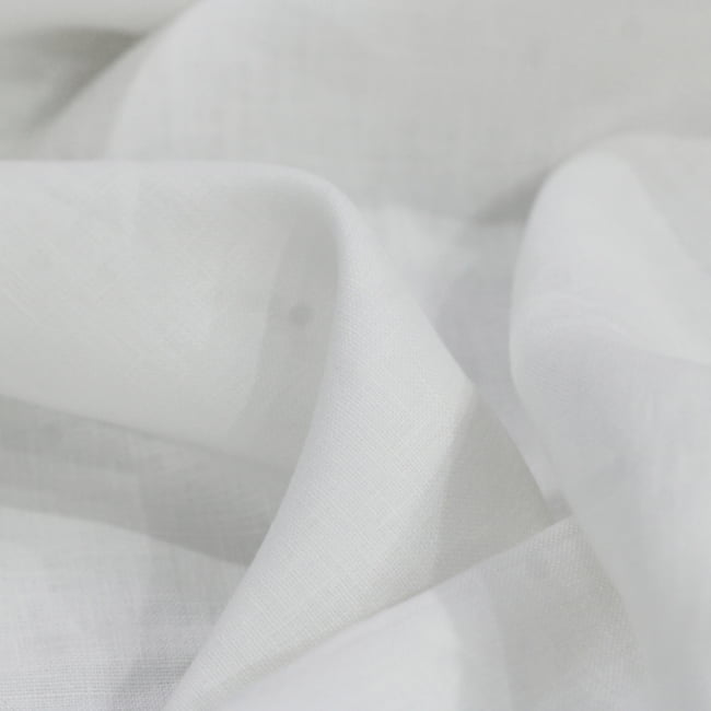 Tecido Linho Puro Off White | Milfios Tecidos